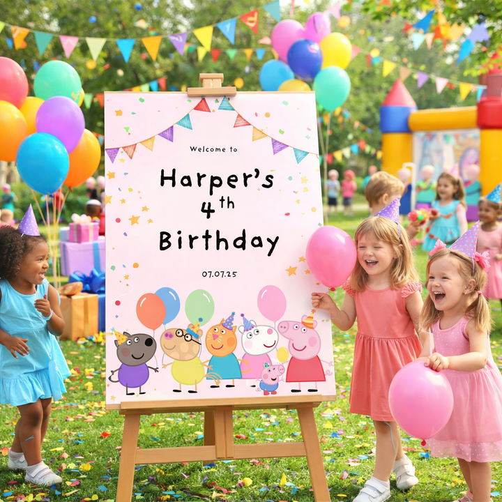 Kids' Birthday Signs & Invites – The Print & Party Studio